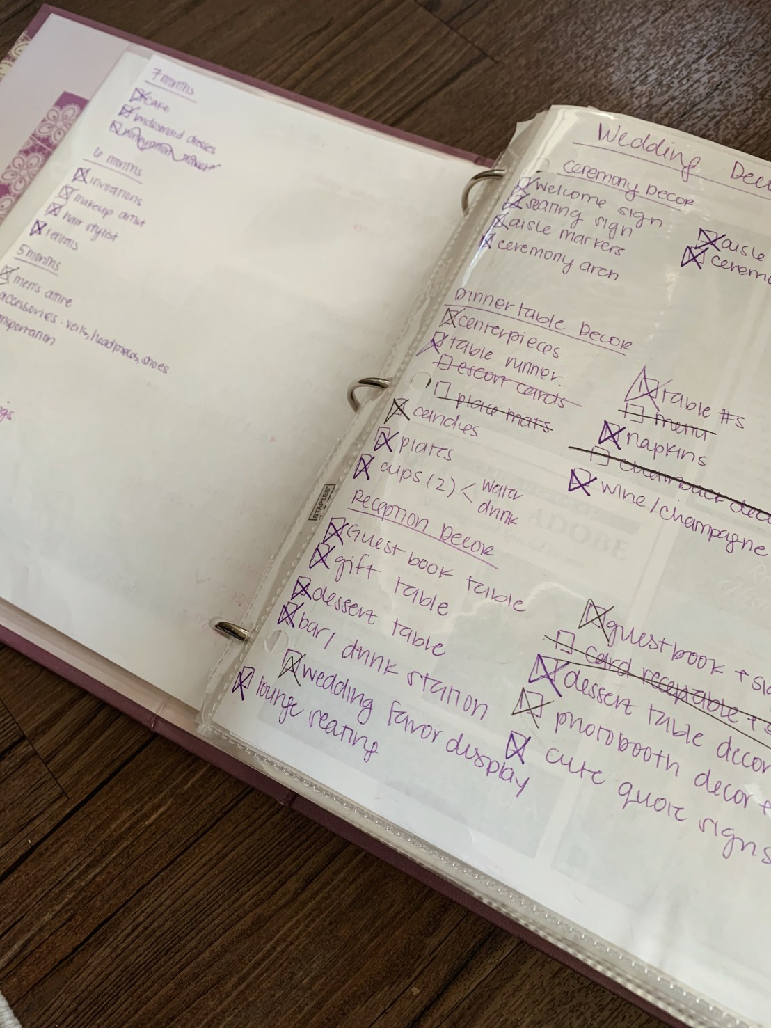 Wedding Wednesday-Getting Organized – On Another Coast
