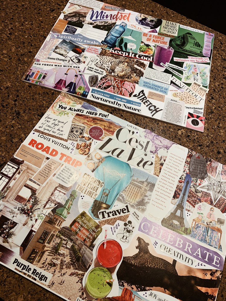 2020 Vision Boards – On Another Coast