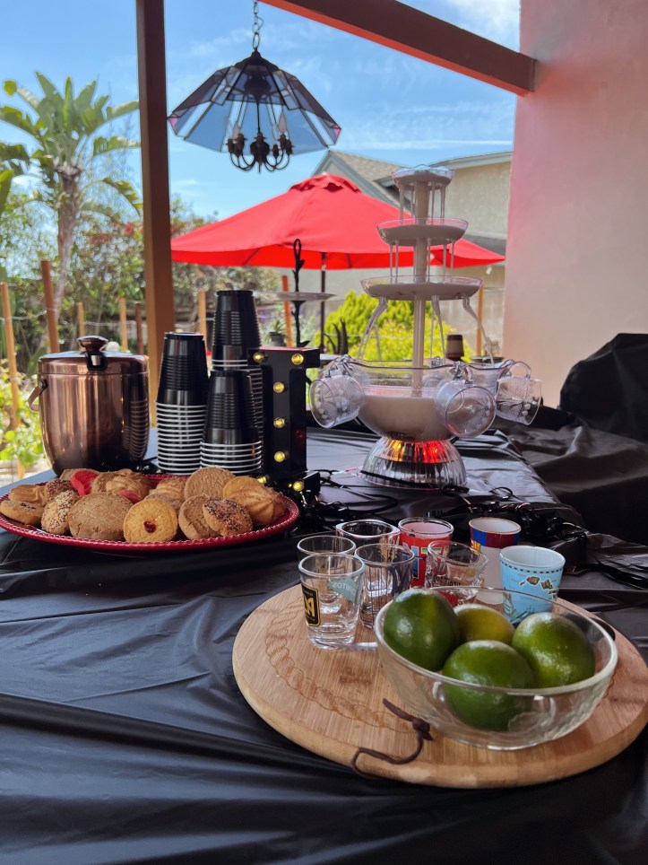 Simple Bachelor Party Decor – On Another Coast